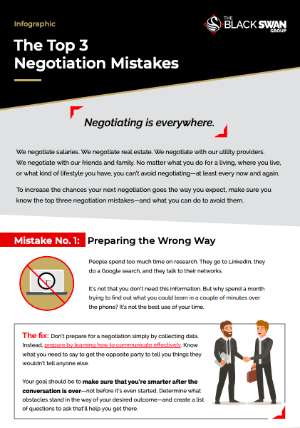 Avoid Negotiation Mistakes